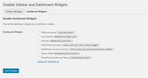 How To Disable Widgets Used And Unused In Wordpress Best Of 2024