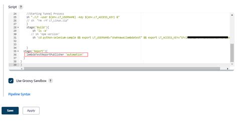 Integrate Lambdatest Report With Jenkins Pipeline Lambdatest