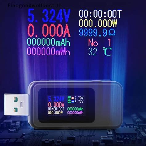 Fbth 10 In 1 Type Cusb Tester Dc Digital Voltmeter Amperimetro Current