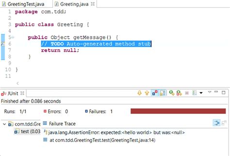 Test Driven Development Hello World Example Implement Logic