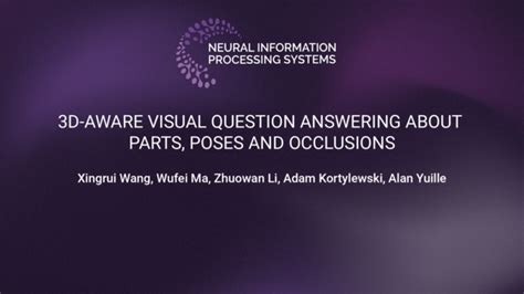 Xingrui Wang Wufei Ma Zhuowan Li Adam Kortylewski Alan Yuille · 3d