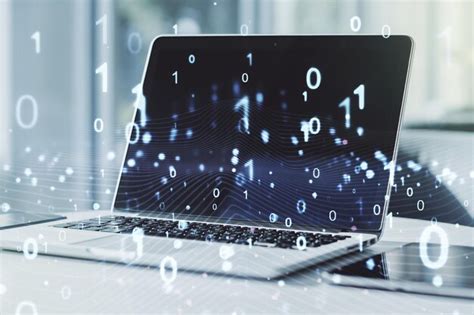 Premium Photo Creative Concept Of Binary Code Illustration On Modern