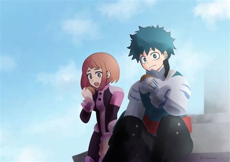 Izuku Y Ochako Heroe