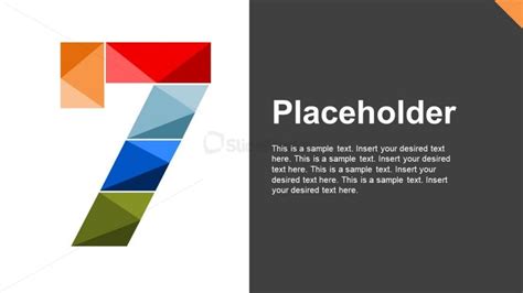 Numbered Slide Separators Seven SlideModel