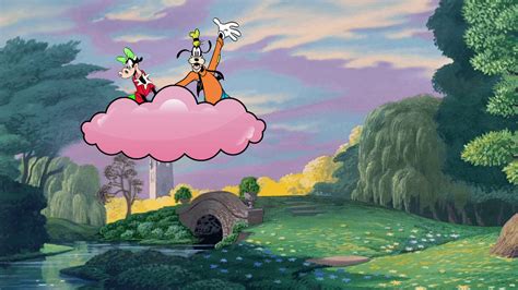 Goofy And Clarabelle Flying On A Magic Cloud By Niklasm15 On Deviantart