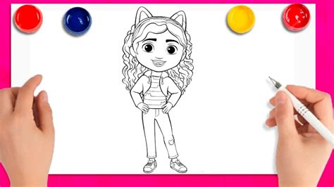 Gabby Doll House Drawings