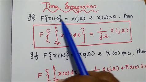 Properties Of Fourier Transform Part 4 Parsevals Theorem Youtube