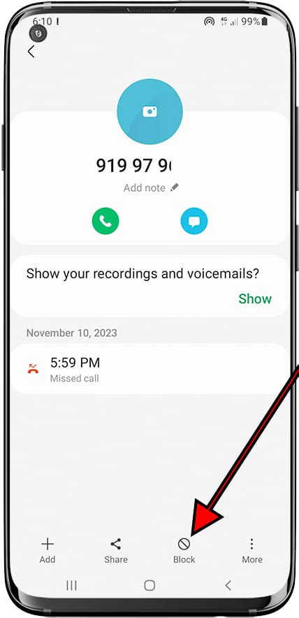 Block Contacts And Calls On Samsung Galaxy S