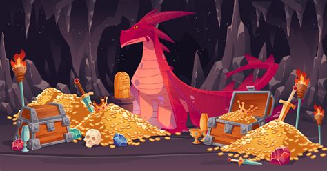 Шаблон Червоний дракон