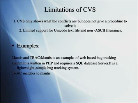 Ppt Bug Tracking System Vs Svncvs Powerpoint Presentation Free Download Id178132