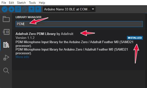 آموزش راه اندازی برد آردوینو Nano 33 بخش چهارم میکروفن Mp34dt05 A دیجی