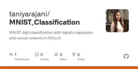 Github Taniyarajani Mnist Classification Mnist Digit Classification With Logistic Regression