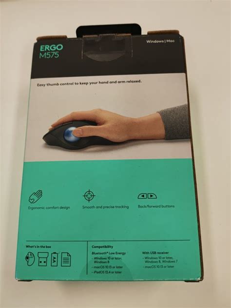 Logitech Wireless Ergonomic Mouse Ergo M Computers Tech Parts Accessories Mouse