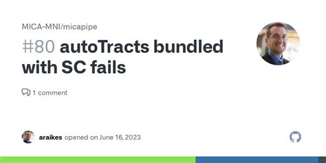 Autotracts Bundled With Sc Fails · Issue 80 · Mica Mnimicapipe · Github