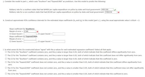 B0 1b1 P Value B2 ∣ P Value R2 Robbery Rate For A