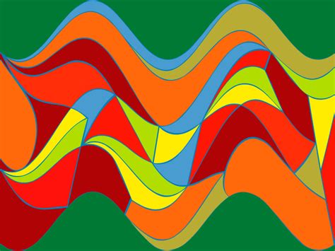 Abstract Geometrical Pattern Free Digitally Made Illustrations On