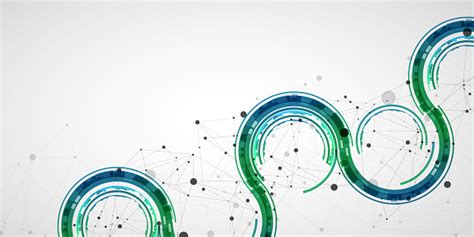 테크노 서클로 만든 신경총 효과와 웨이브와 기술적 배경 연결에 대한 스톡 벡터 아트 및 기타 이미지 연결 원형 0명 Istock