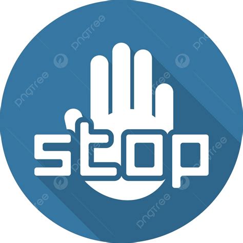 Restricted Area Icon Flat Design Area Stop Icon Vector Area Stop Icon Png And Vector With