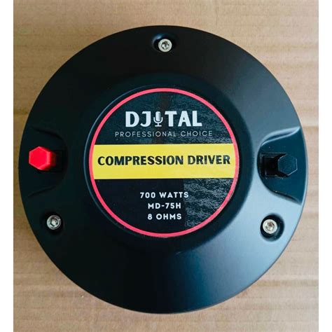 Djital Compression Driver Tweeter 700w 3 Inch Vc Bolt Type Shopee Philippines