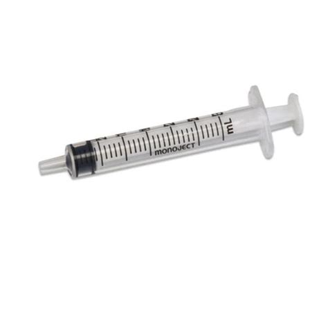 Monoject Rigid Pack Luer Lock Tip Syringe 3 Ml 100 Count