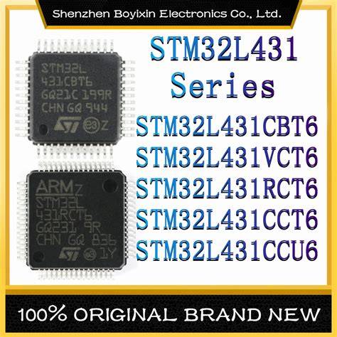 Stm32l431cbt6 Stm32l431vct6 Stm32l431rct6 Stm32l431cct6 Stm32l431ccu6 Microcontroller Mcumpu