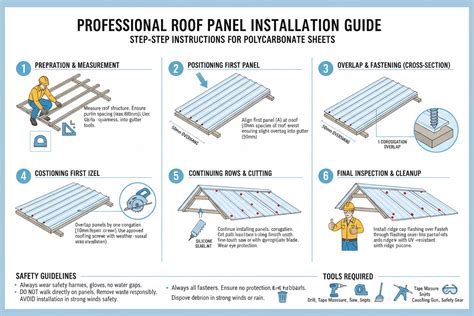 How To Install Multiwall Polycarbonate Roofing Sheets Complete Step B