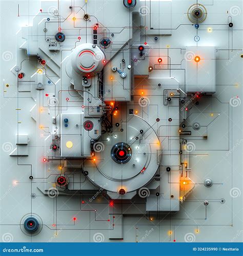 iot urban landscape illustration modern technology and innovation stock illustration