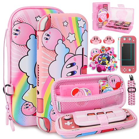 Funda De Transporte Tikodirect Para Nintendo Switch Lite Pink Rainbow