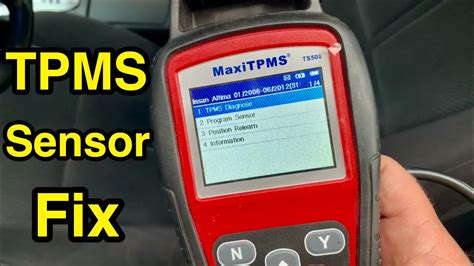 How To Replace And Reprogram Tmps Sensors Using Maxitpms Tool Tire Pressure Monitoring System