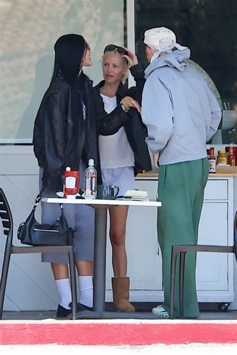 Lisa Rinna Out For Lunch With Daughters And Harrison Hudson At Beverly