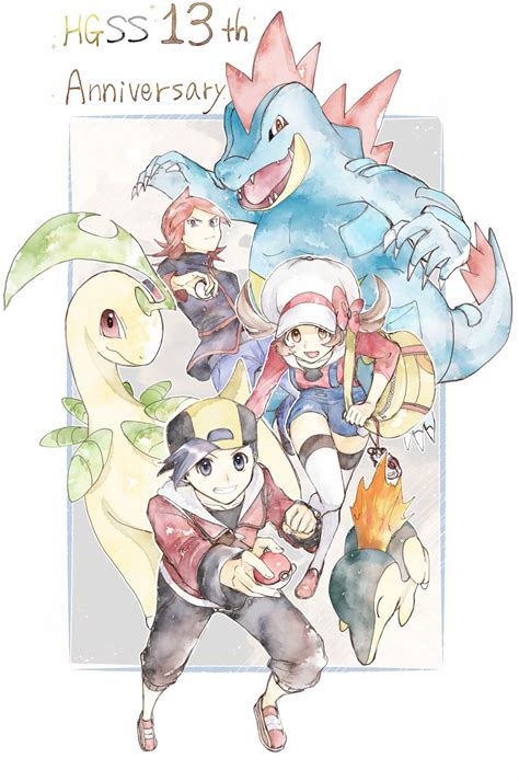 Ethan Lyra Silver Cyndaquil Feraligatr And 1 More Pokemon And 1