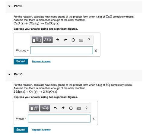 Solved For The Reaction Calculate How Many Grams Of The Chegg Com