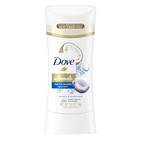 Dove Ultimate Antiperspirant Deodorant Stick Coconut And Sandalwood