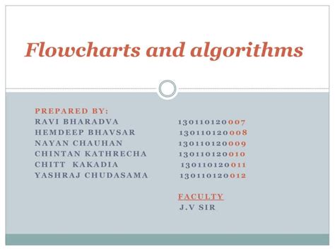 Flowcharts And Algorithms Pptx Programming Languages Computing