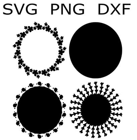 circles svg circles svg decorative spirals abstract etsy