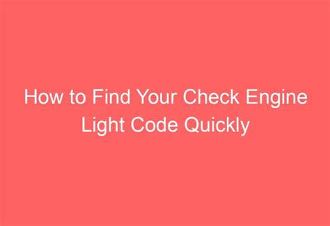 5 Quick Easy Ways To Find Your Engine Code AutomotiveGlory