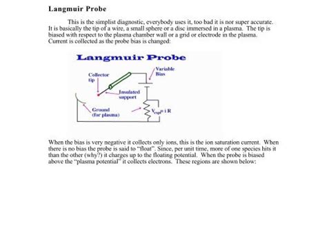 Langmuir Probe