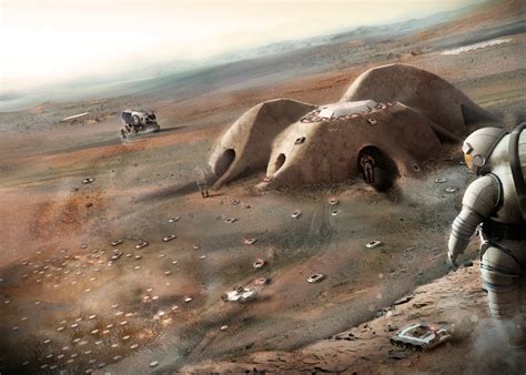 Foster Partners Reveals Concept For 3d Printed Mars Habitat