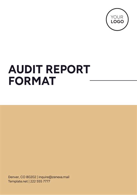 Free Stock Audit Report Template To Edit Online