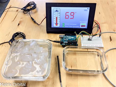 matrix orbital gtt tft arduino 1 wire thermometer showcase