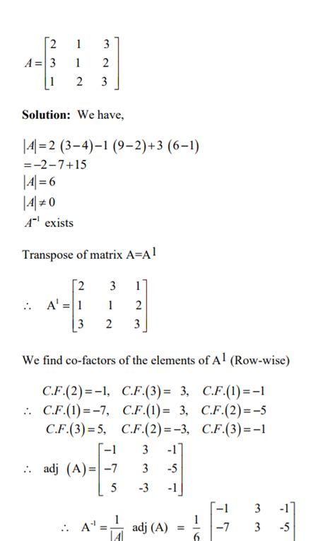 Matrix Inversion In C Codespeedy