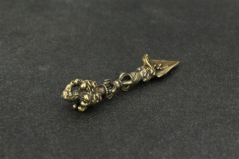 纯铜法器摆件马头明王普巴金刚杵降魔杵古玩小铜器收藏修法工艺品 阿里巴巴