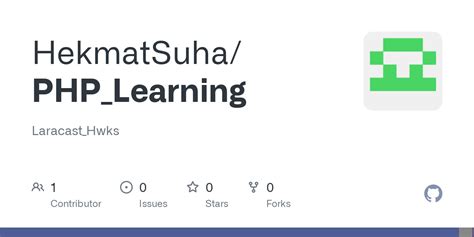 Github Hekmatsuha Php Learning Laracast Hwks