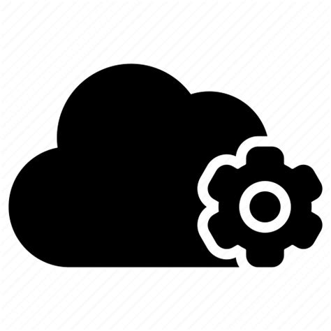 Setting Cloud Gear Cogwheel Icon Download On Iconfinder