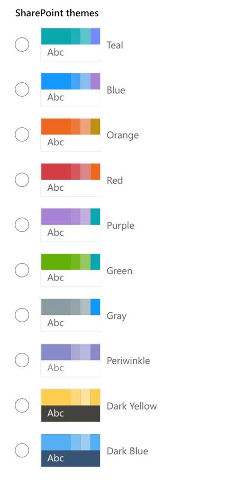 Creating Custom Colour Schemes To Make Your Sharepoint Online Sites
