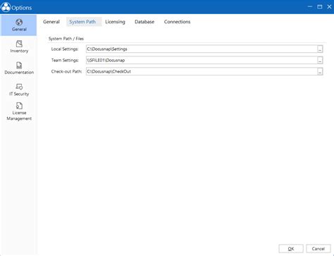 System Paths Docusnap Documentation Docusnap Docs