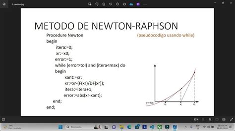 Metodo De Newton Raphson En Python Youtube