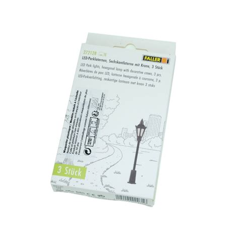 3x Lampadaires De Parc à Led N 1160 Faller 272128