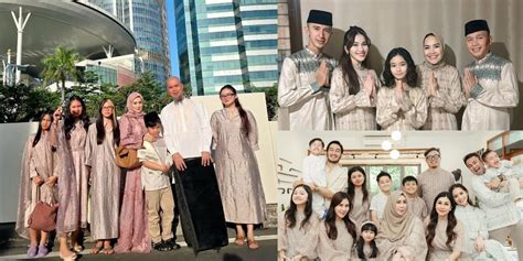 20 Foto Lebaran Keluarga Selebriti Indonesia Ada Yang Merayakan Di