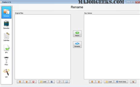 Download FileBot Bit MajorGeeks